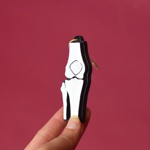 Knee Bone Ornament, Skeleton Ornament, Radiologist Gift, Radiology ...