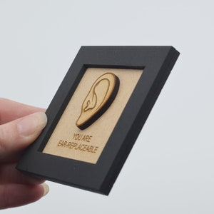 Ear Mini Frame Gift, Ear Decor, Audiologist Gift, Audiology ...