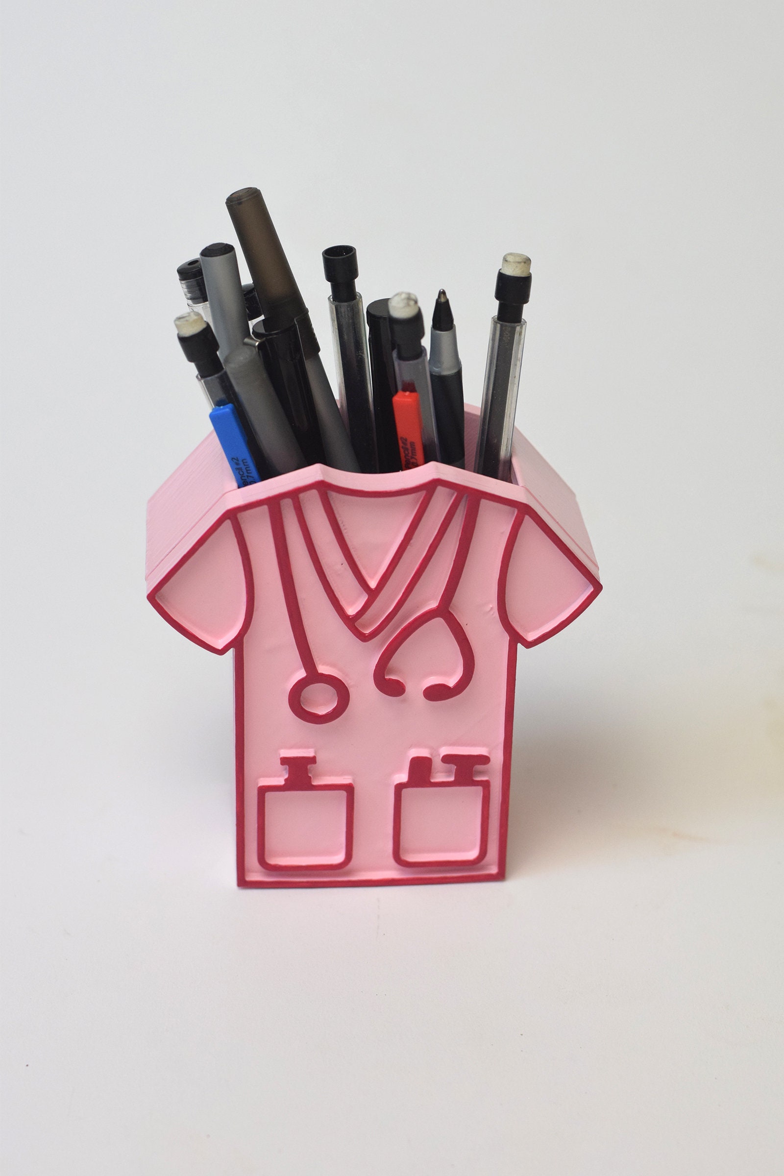 Scrub Pen Holder Scrub Top Nurse Decor Doctor Decor - Etsy