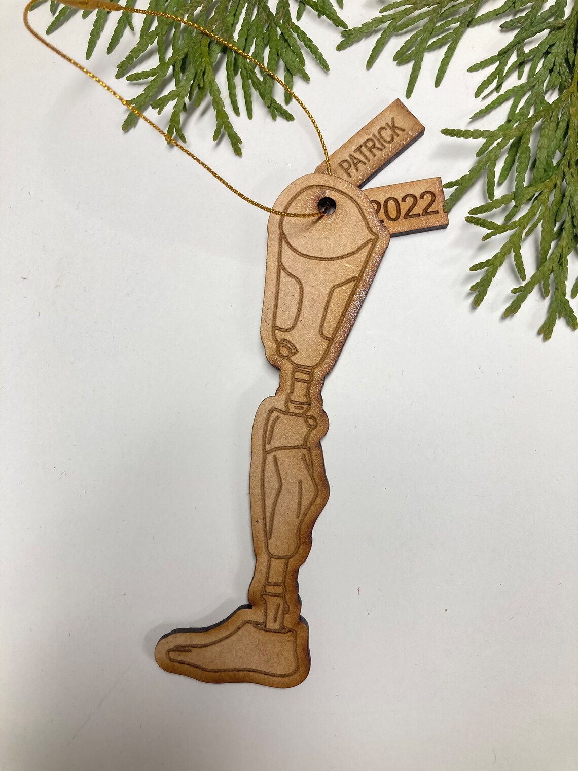 Full Prostetic Leg Ornament Amputee Ornament Amputee Gift - Etsy