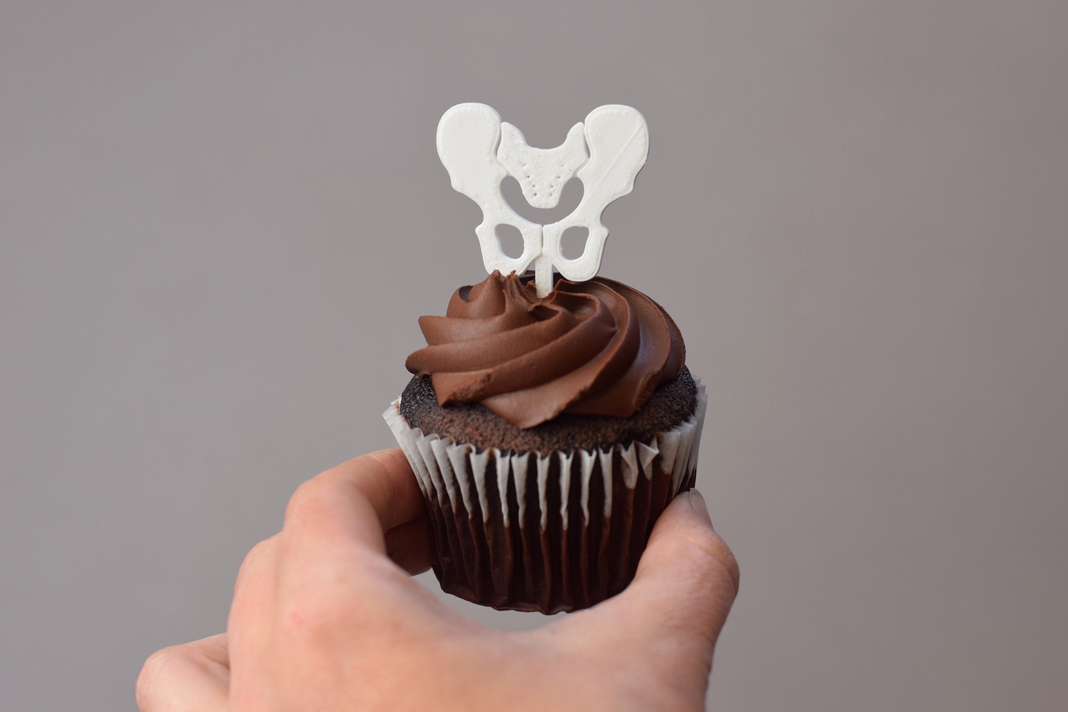 Hip Bone Cupcake Toppers Skeleton Cupcake Topper Surgeon - Etsy
