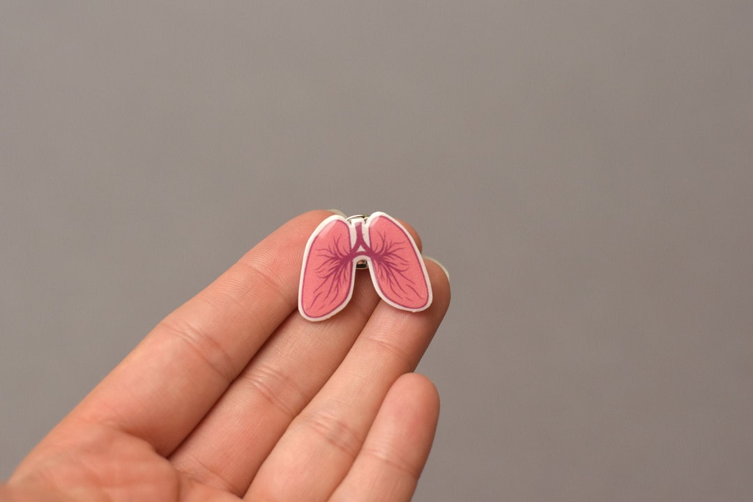 Lung Pin, Lung Brooch, Respiratory, Lungs Gift, Respiratory Therapy ...