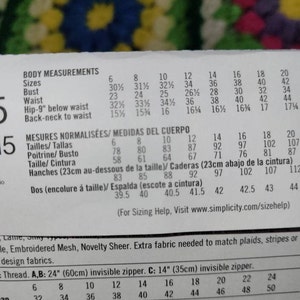 Dress Sewing Pattern Simplicity 9475 Misses' Sizes 6-14 Uncut FF - Etsy