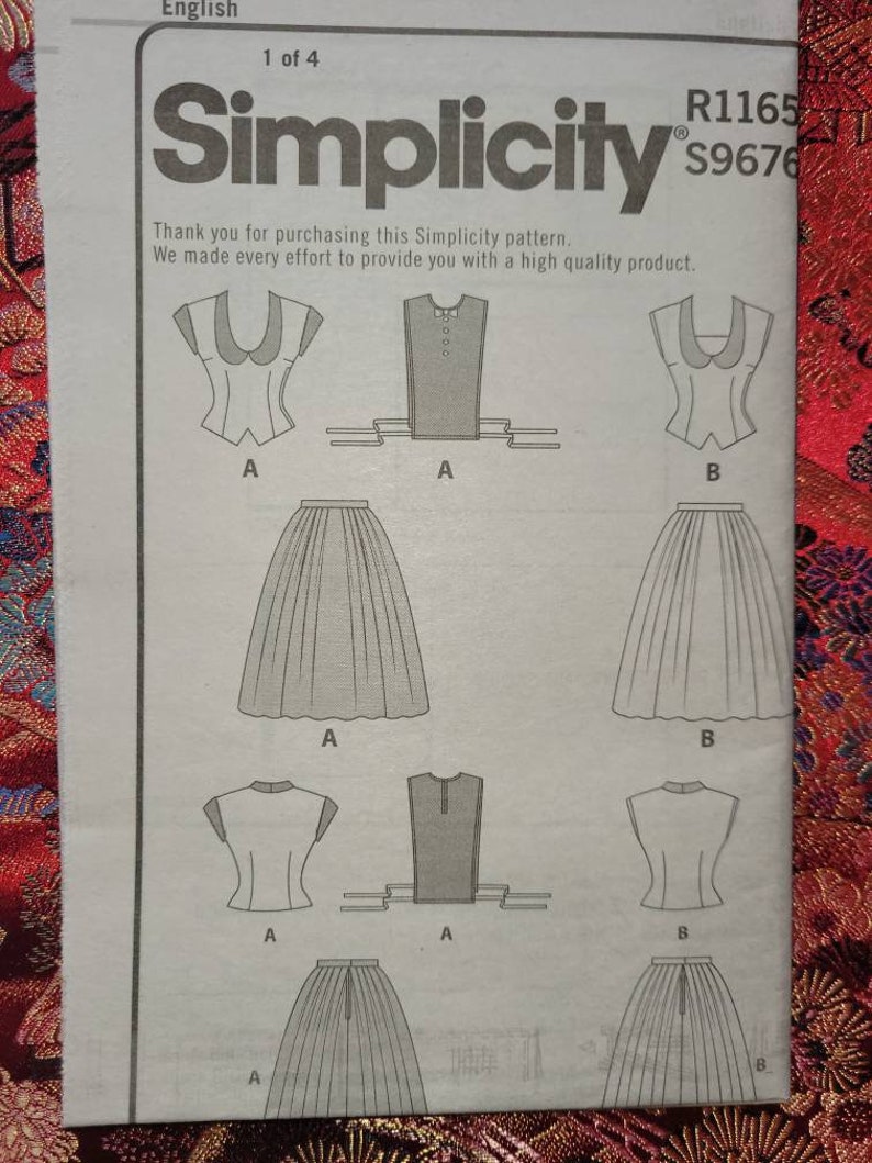 Retro Sewing Pattern for Two Piece 1950's Dress and Dickie From ...