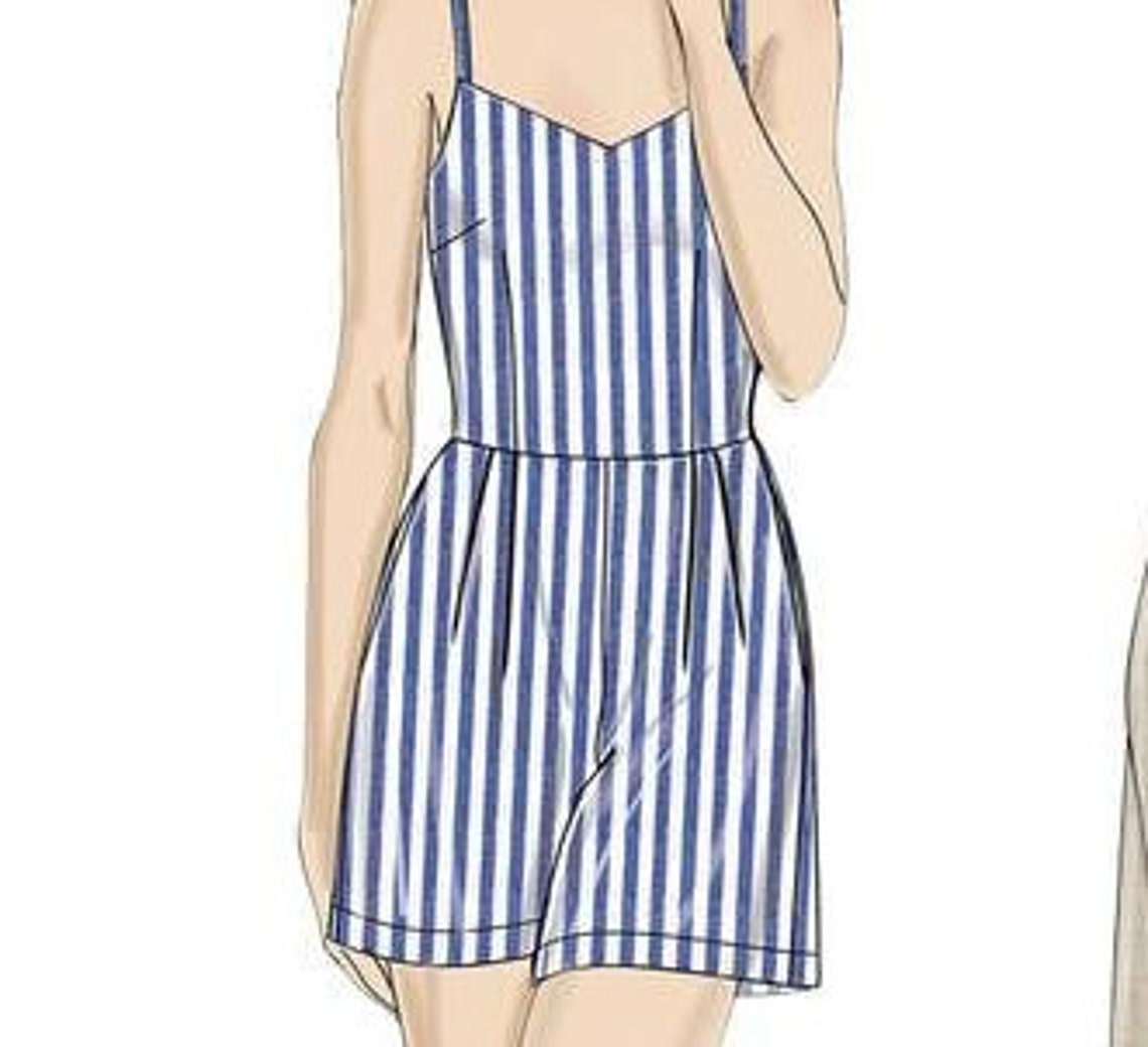 Strappy Backless Dress, Jumpsuit or Romper Sewing Pattern Simplicity ...