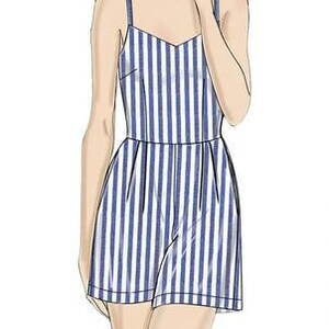 Strappy Backless Dress, Jumpsuit or Romper Sewing Pattern Simplicity ...