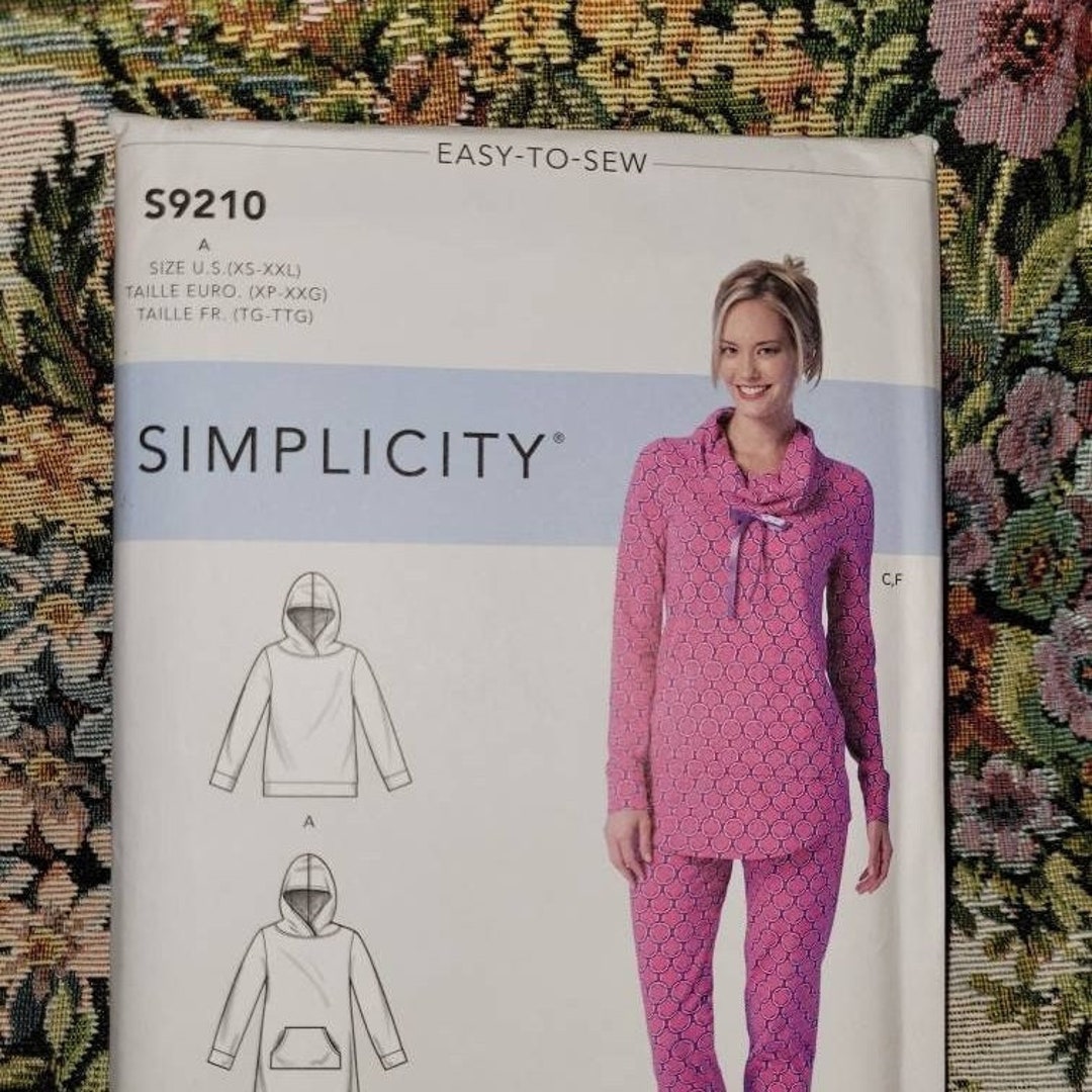Sweatshirt and Joggers Sewing Pattern, Simplicity 9210 Sizes 6-26 ...
