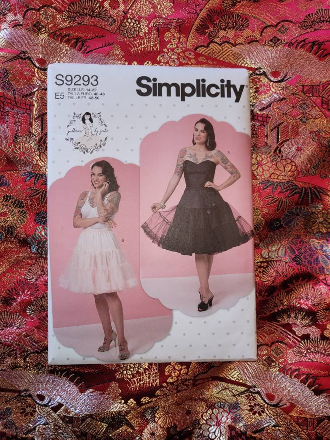 Strapless Slips Sewing Pattern From Simplicity, S9293 for Sizes 14-22 ...