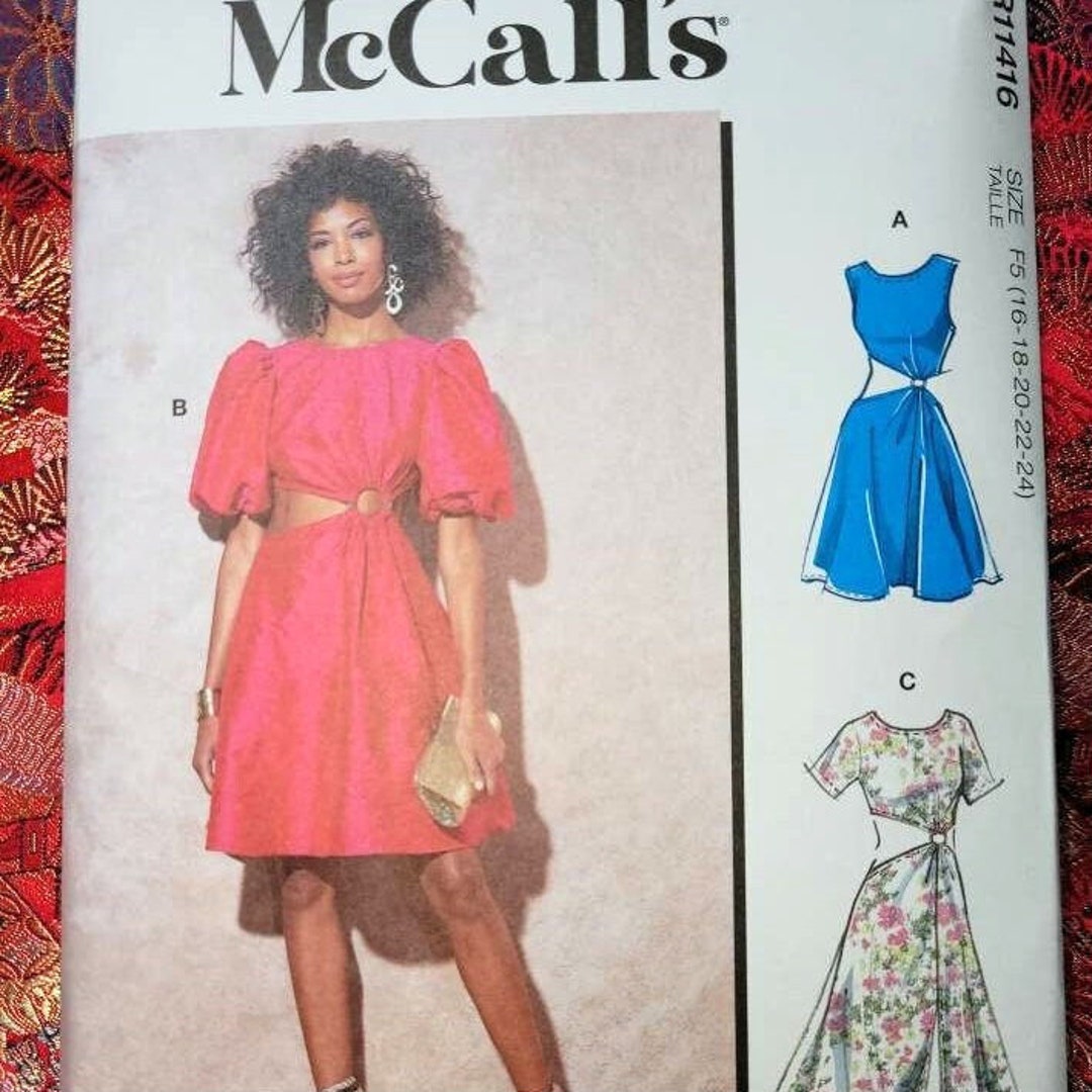 Cute Dress Sewing Pattern Sizes 16-24 FREE SHIPPING - Etsy