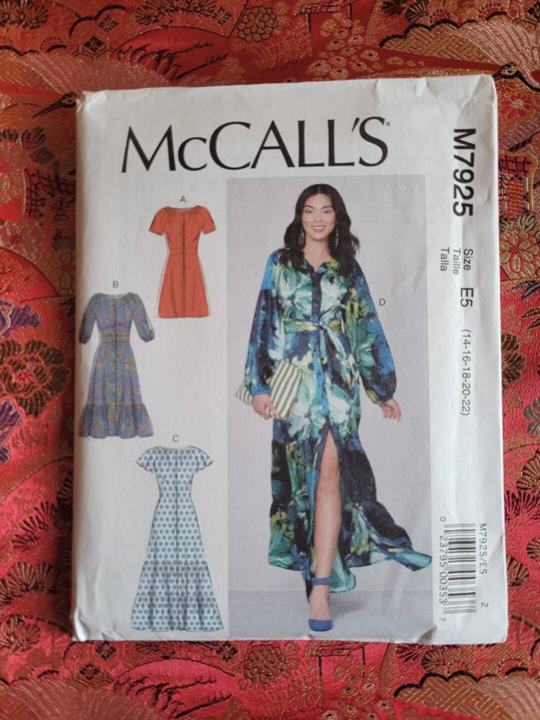 Button Front Maxi Midi or Mini Dress Mccall's 7925 Sewing - Etsy