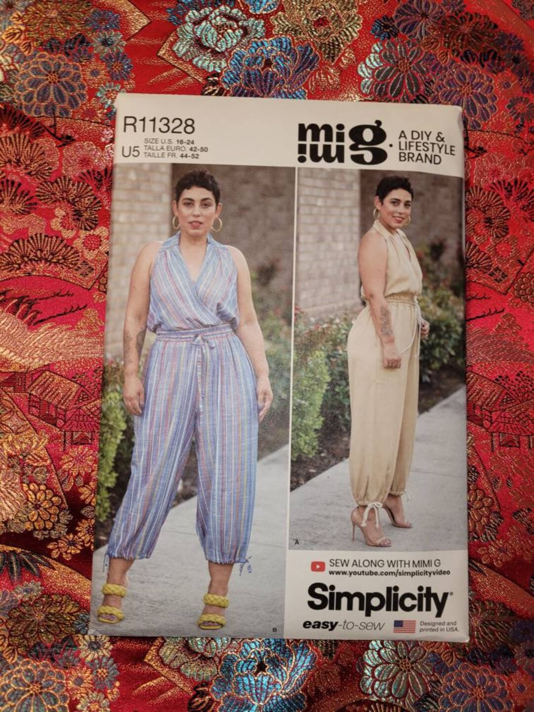 Mimi G Jumpsuit Simplicity 9480 Sewing Pattern Sizes 16-24 - Etsy