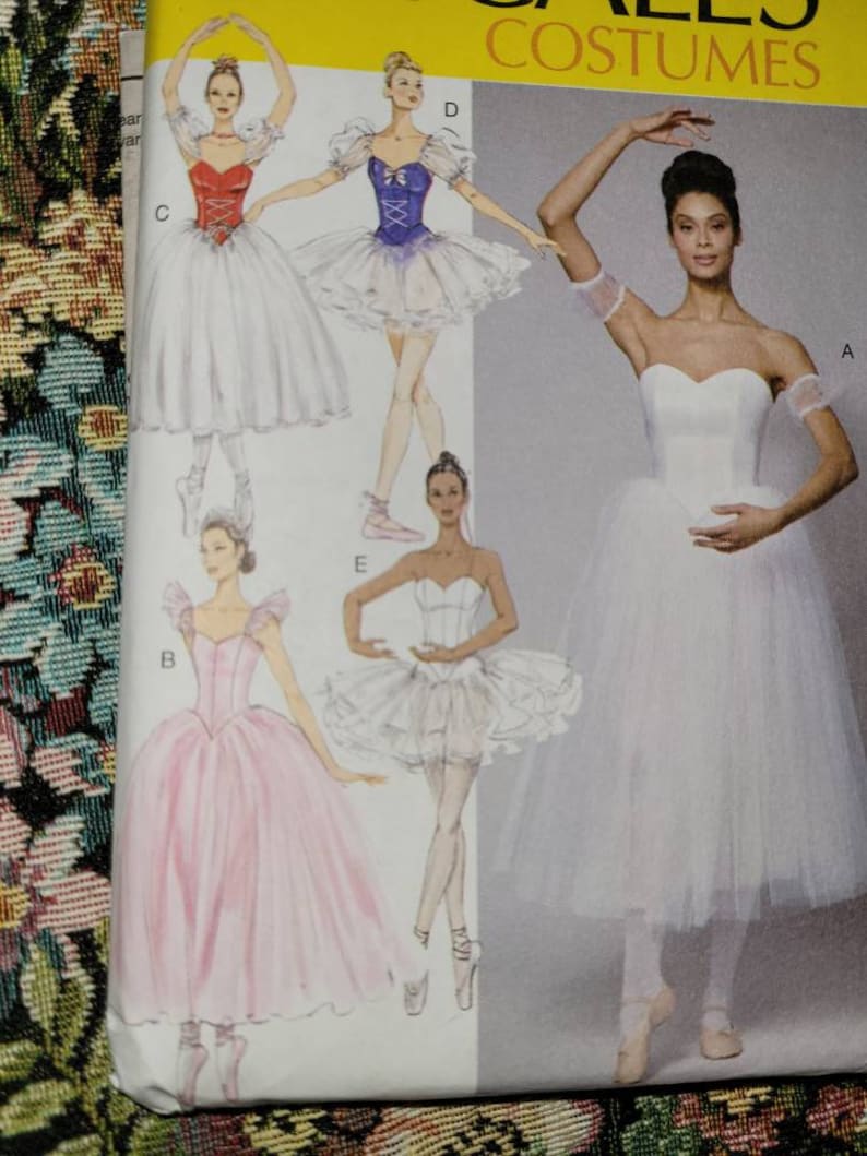 Ballet Costumes Sewing Pattern, Mccalls 7615 for Sizes 14-22 - Etsy