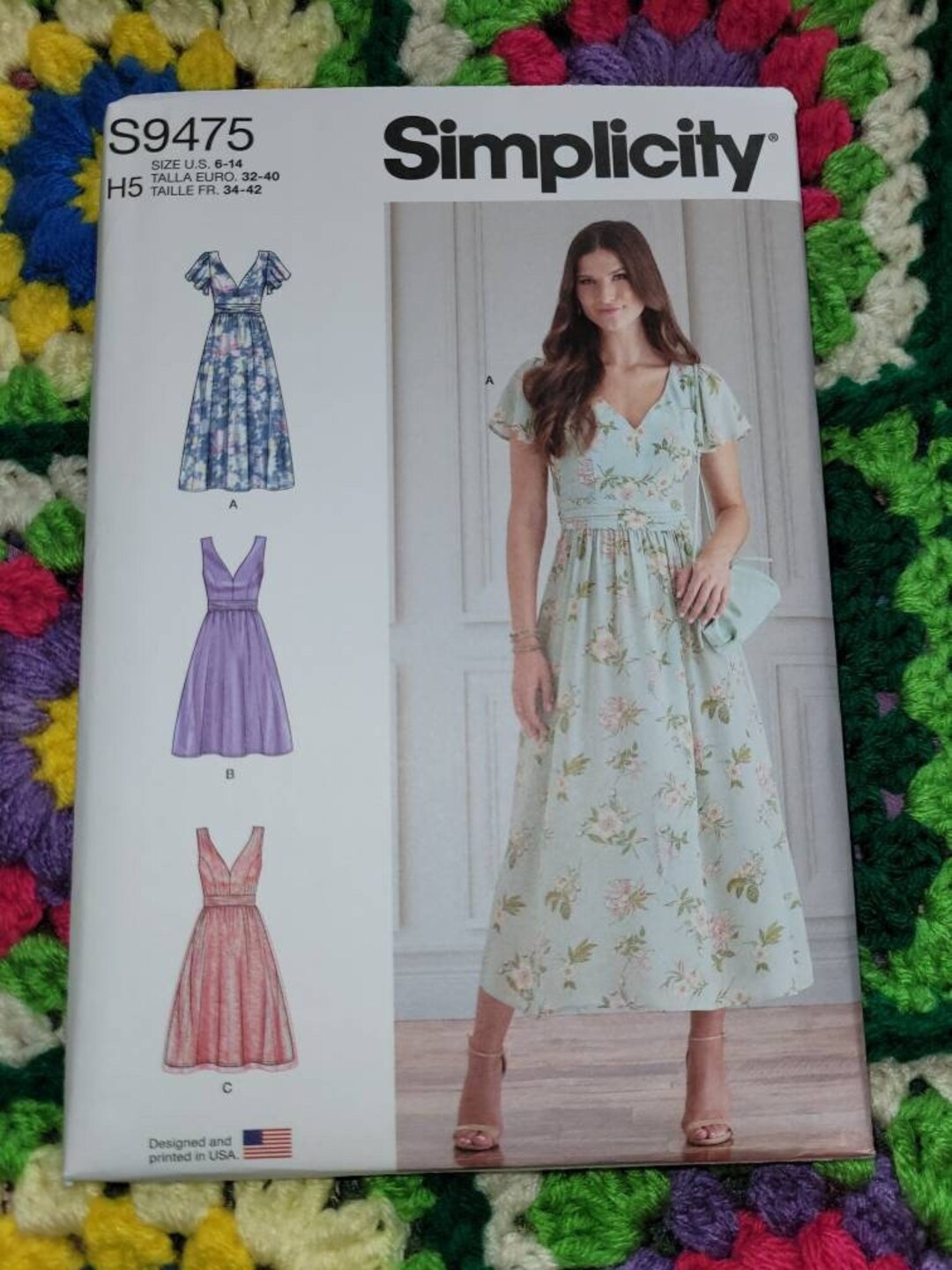 Dress Sewing Pattern Simplicity 9475 Misses' Sizes 6-14 - Etsy