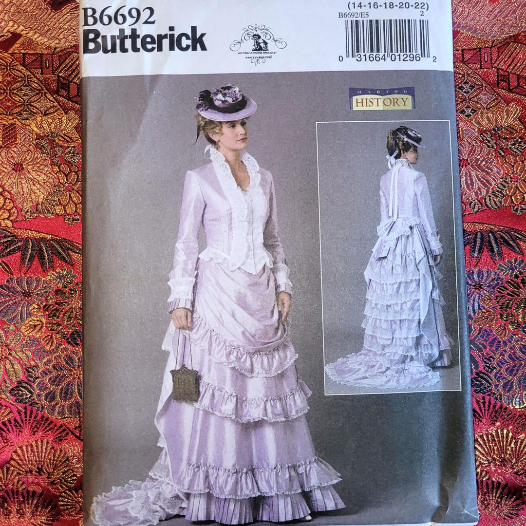 Costume Dress Sewing Pattern From Butterick, B6692, Women Sizes 14-22 ...