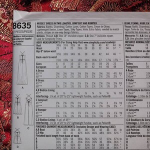 Strappy Backless Dress, Jumpsuit or Romper Sewing Pattern Simplicity ...