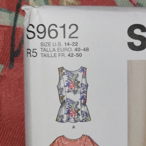 Top Pants and Shorts Sewing Pattern Simplicity 9612 Sizes - Etsy