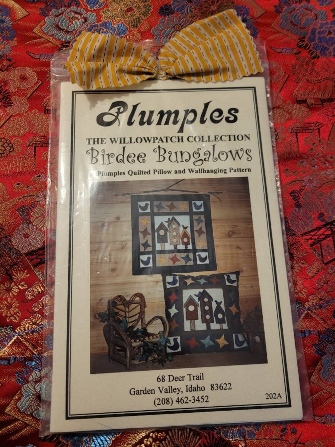Quilted Birdhouse Pillow and Wall-hanging Sewing Pattern From 1997 - Etsy