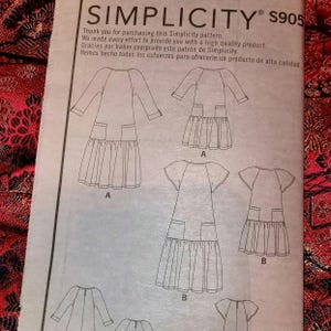 Simplicity 9057, Sewing Pattern for Mommy and Me Matching Trapeze ...
