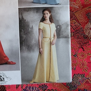 Medieval Costume Dresses Sewing Pattern for Women Sizes 16-24 - Etsy