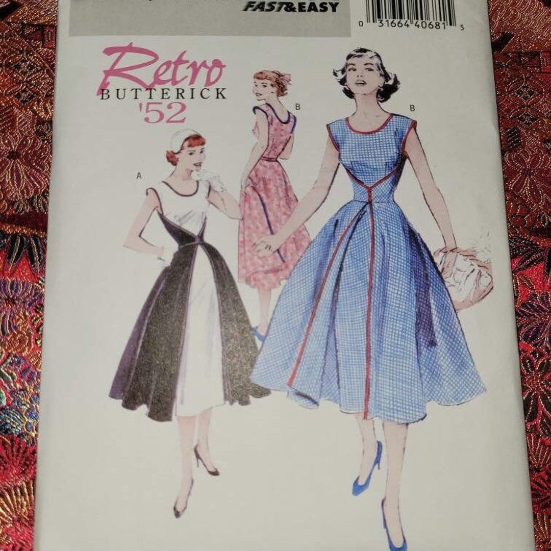 Walkaway Dress Sewing Pattern: Reissued Butterick B4790 Womens Sizes 16 ...