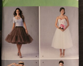 Tulle Skirts by Andrea Schewe Simplicity 1427 Uncut Sewing Pattern - Etsy