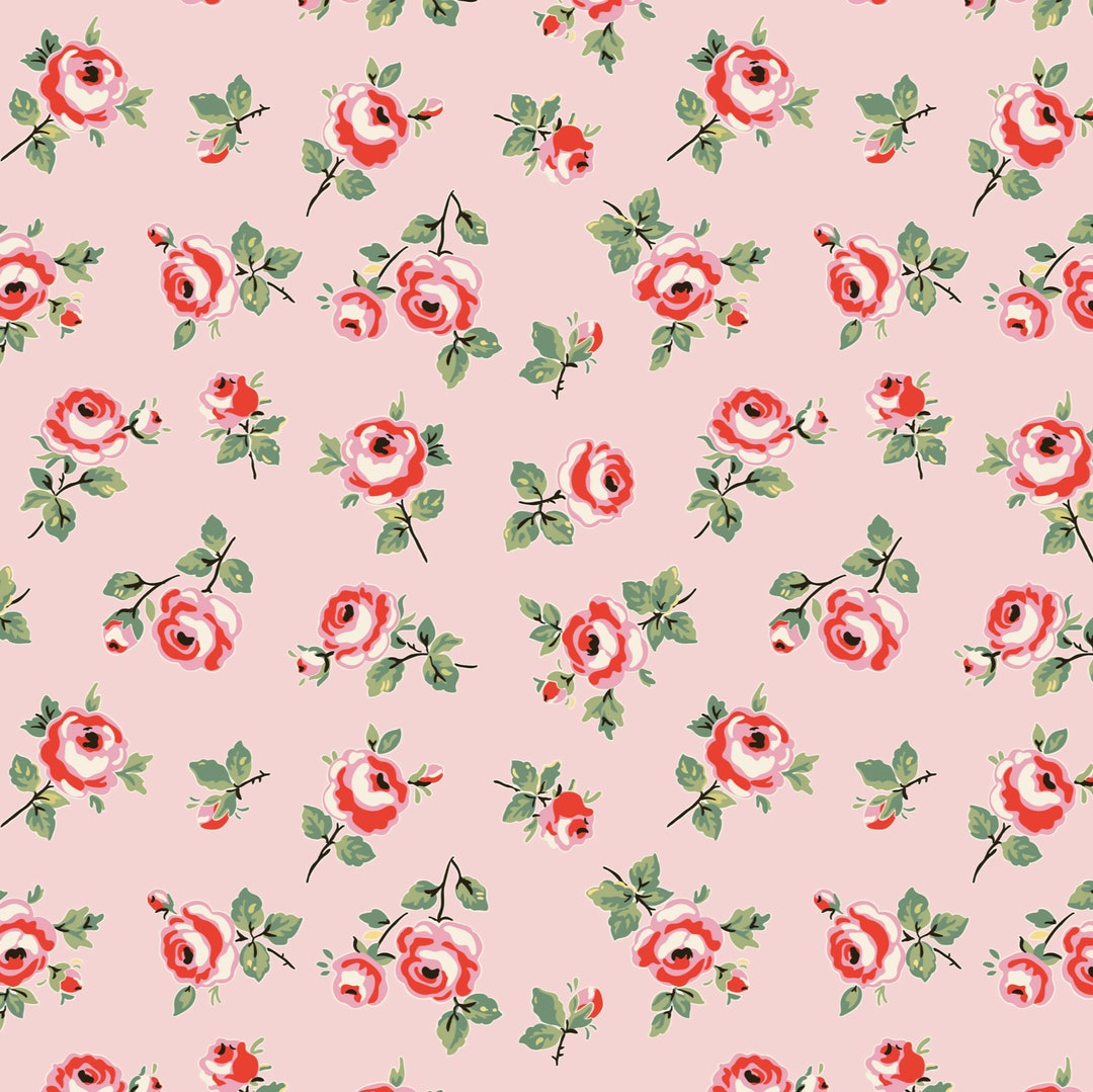 My Favorite Things, Rose Petals Pink, FT23713 by Poppie Cotton - Etsy