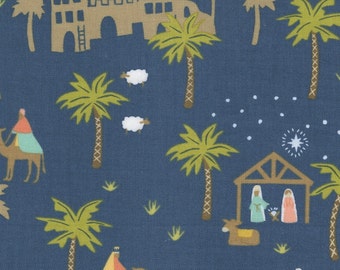SALE Joyful Joyful Fabric by the Yard. Joyful Joyful Midnight 20801 24 ...