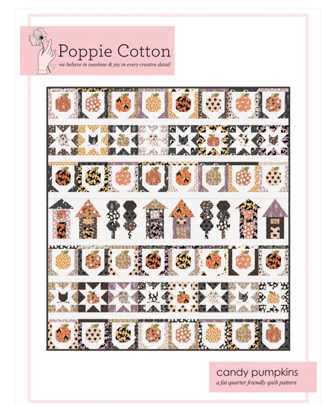 Candy Pumpkins Pattern, for the Sweet Tooth Collection - Etsy