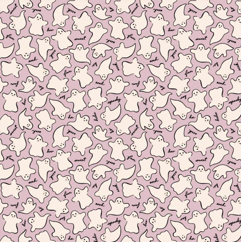 Sweet Tooth, Eeks and Boos Purple, St24308, Sold by the 1/2 Yard - Etsy