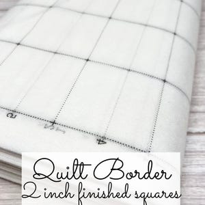 Easy Piecing Grid Border Panels, 2 Inch Finished - Etsy