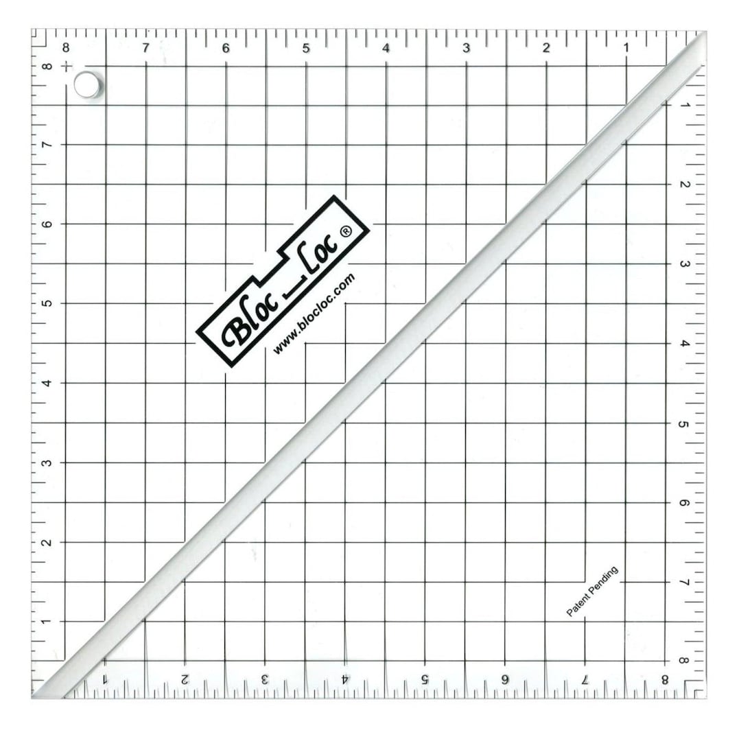 Half Square Triangle (hst) Bloc Loc Ruler Set, 8.5" Finished - Etsy
