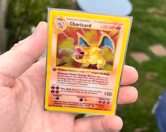 Charizard Shadowless Base Set - Etsy