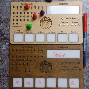 Dnd Magnetic Combat Dashboard Dnd Magnetic Tracker Dungeons and Dragons ...