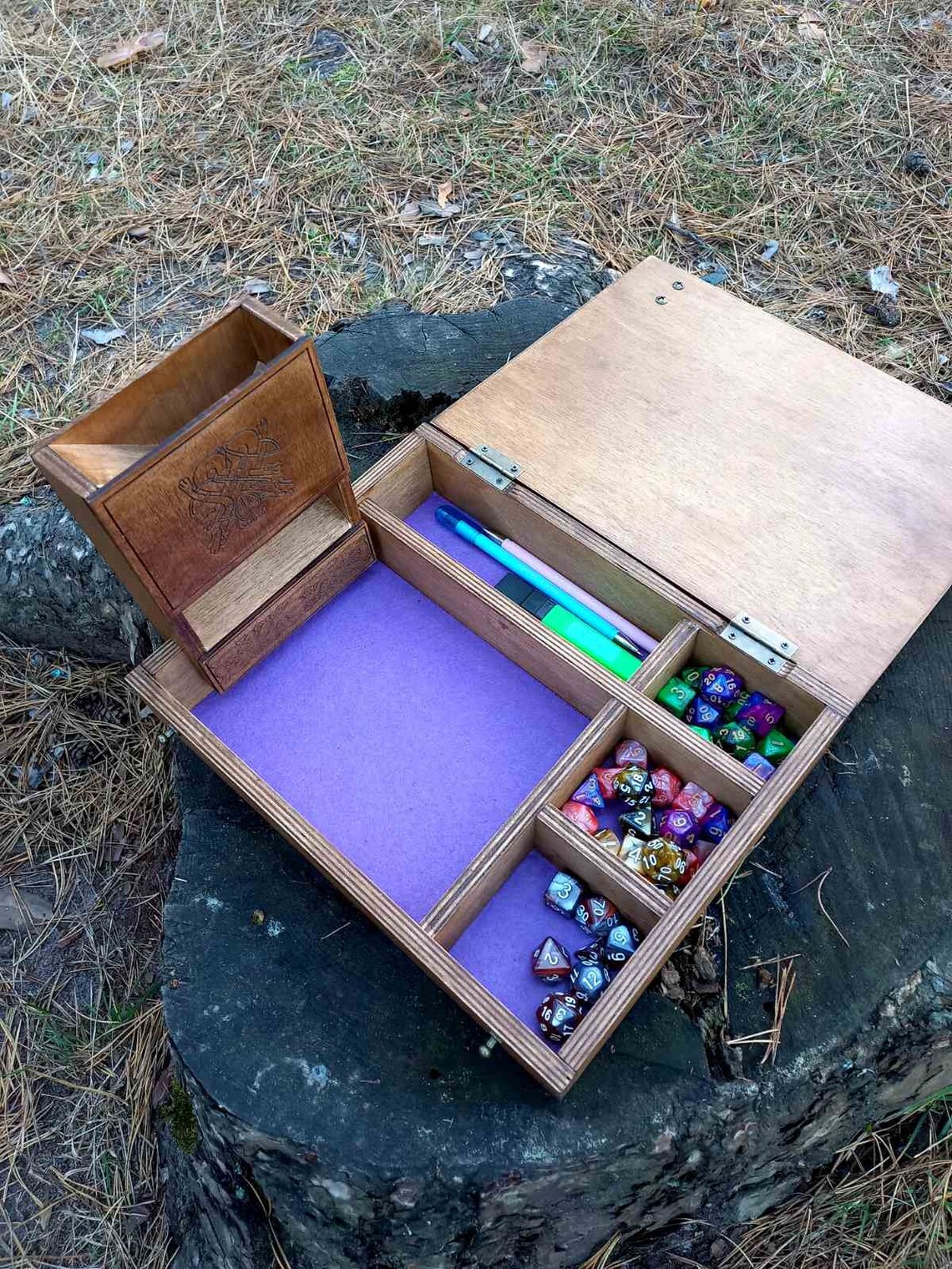 DM Organizer Wooden System for Gaming Battles Dnd Organizer | Etsy