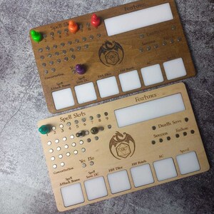 Dnd Magnetic Combat Dashboard Dnd Magnetic Tracker Dungeons and Dragons ...