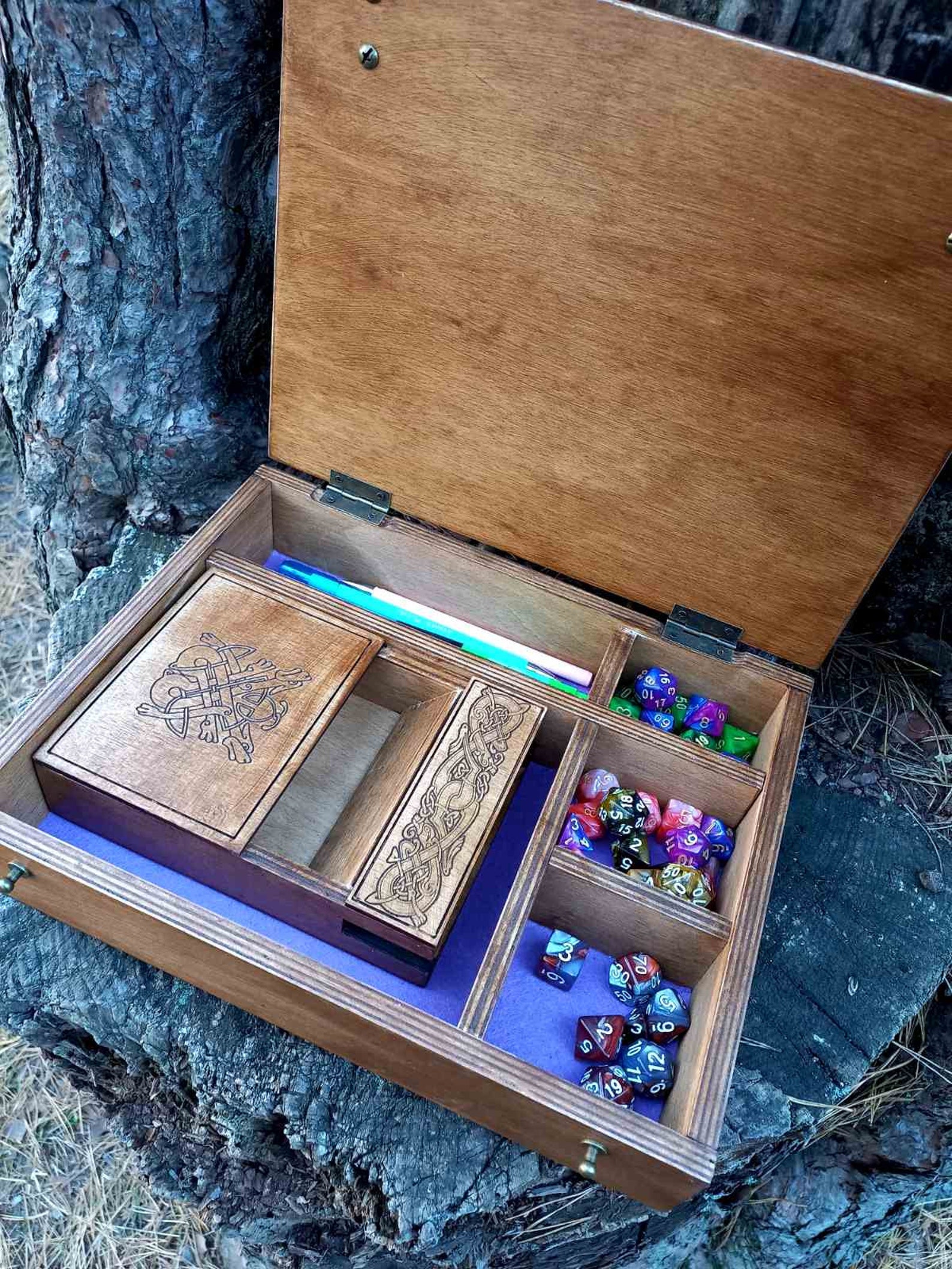 DM Organizer Wooden System for Gaming Battles Dnd Organizer - Etsy