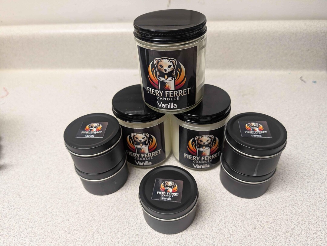Fiery Ferret Candles - Etsy