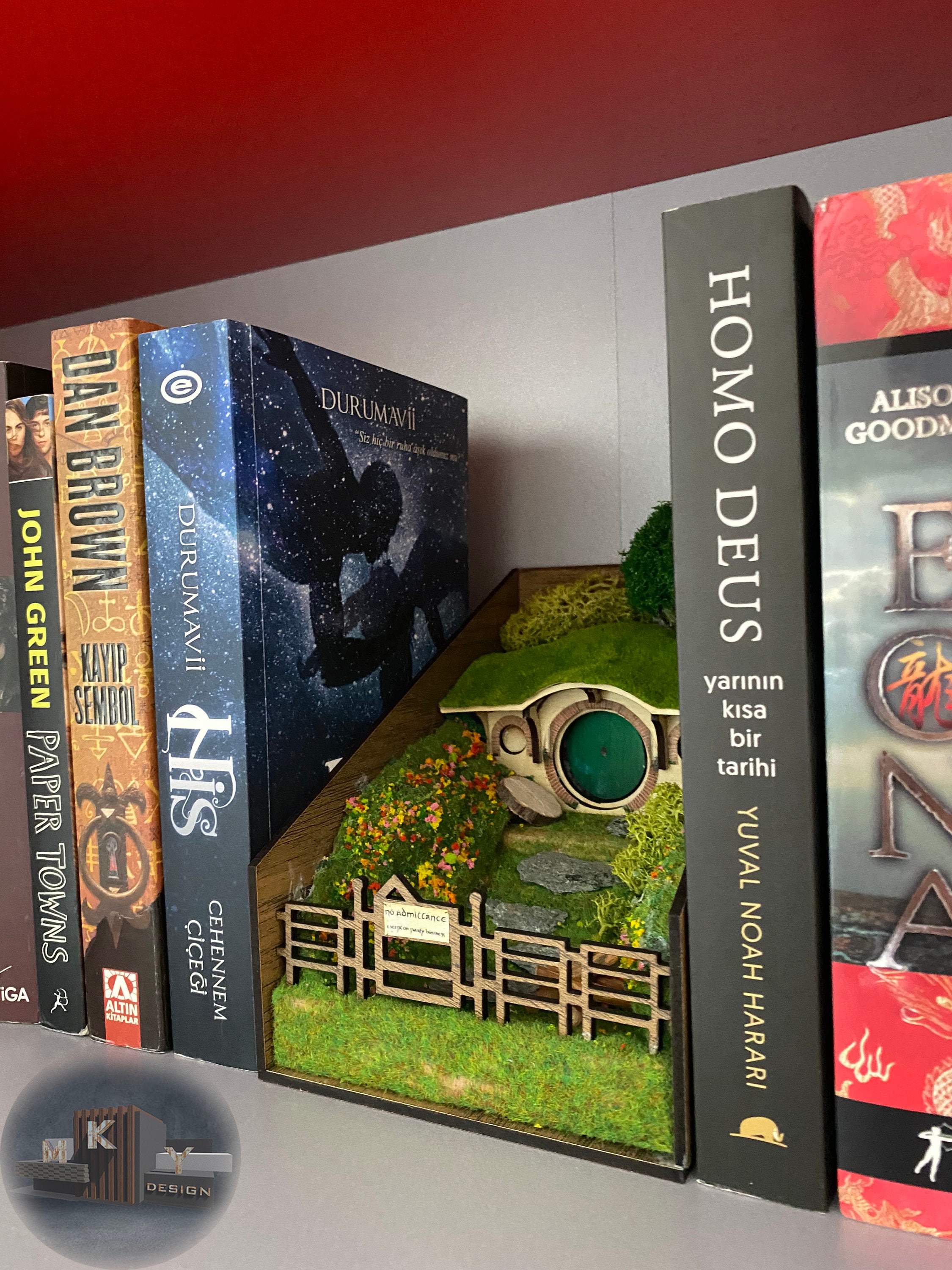 Book Nook, LOTR, Book Shelf Insert, Bilbo Baggins Home, Book Diorama ...