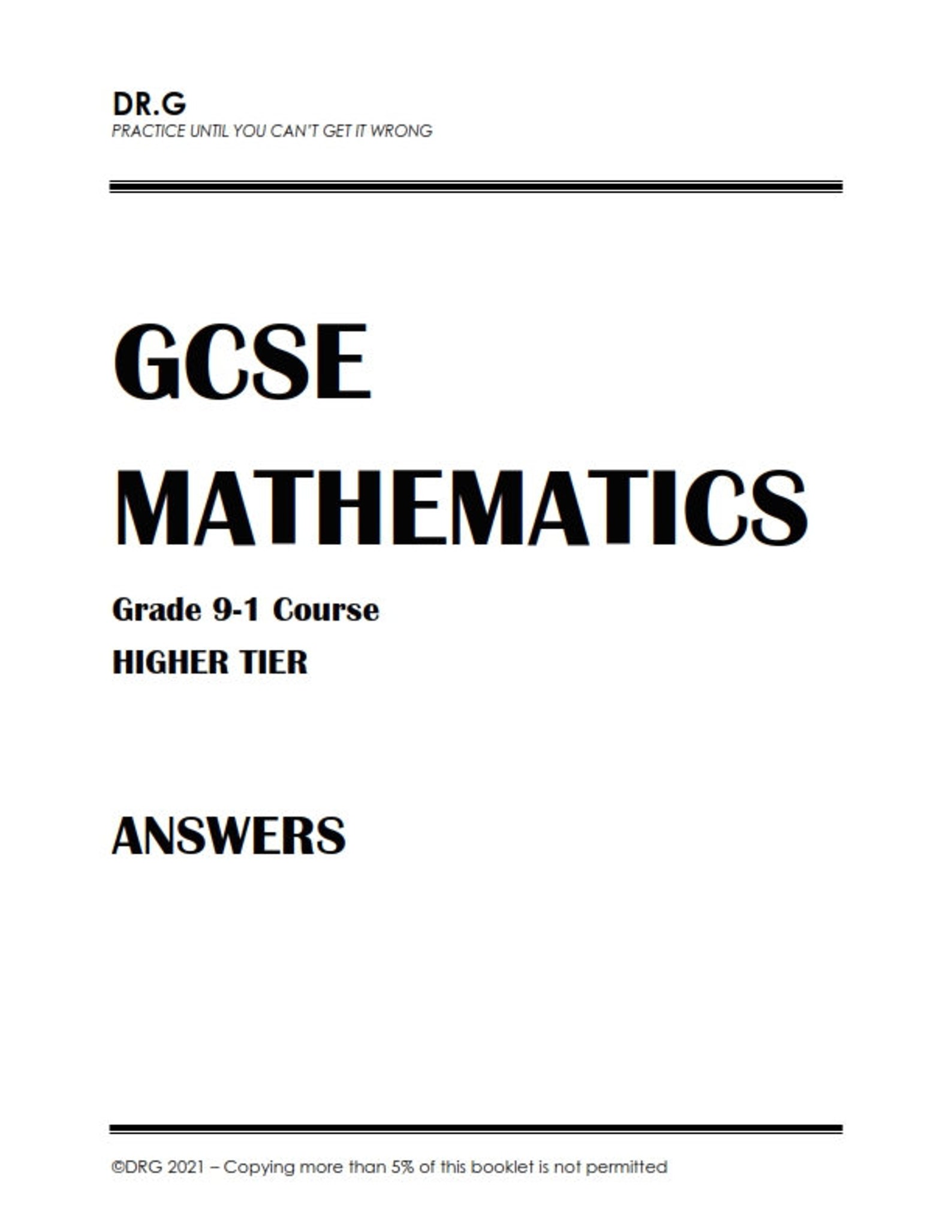 GCSE Maths Edexcel Practice Papers - Higher (grade 9-1) Course: Ideal ...