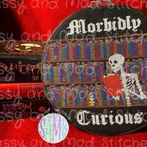 Morbidly Curious ~ Cross Stitch Pattern Digital Download ~ Witchy ...