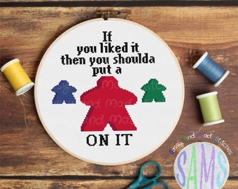 Board Game Meeple Cross Stitch Pattern - Etsy UK