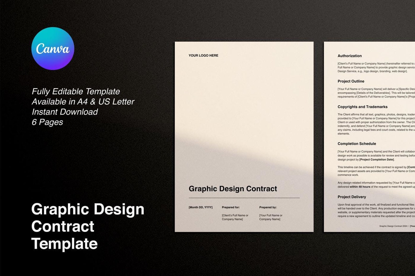 Professional Graphic Design Contract | Freelance Graphic Designer ...