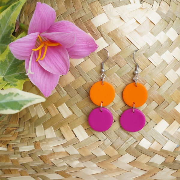 Orange Earrings - Etsy
