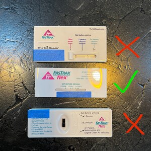 Fastrak Flex Holder for CAV, HOV, & Bridge Toll, Transponder, Tesla ...