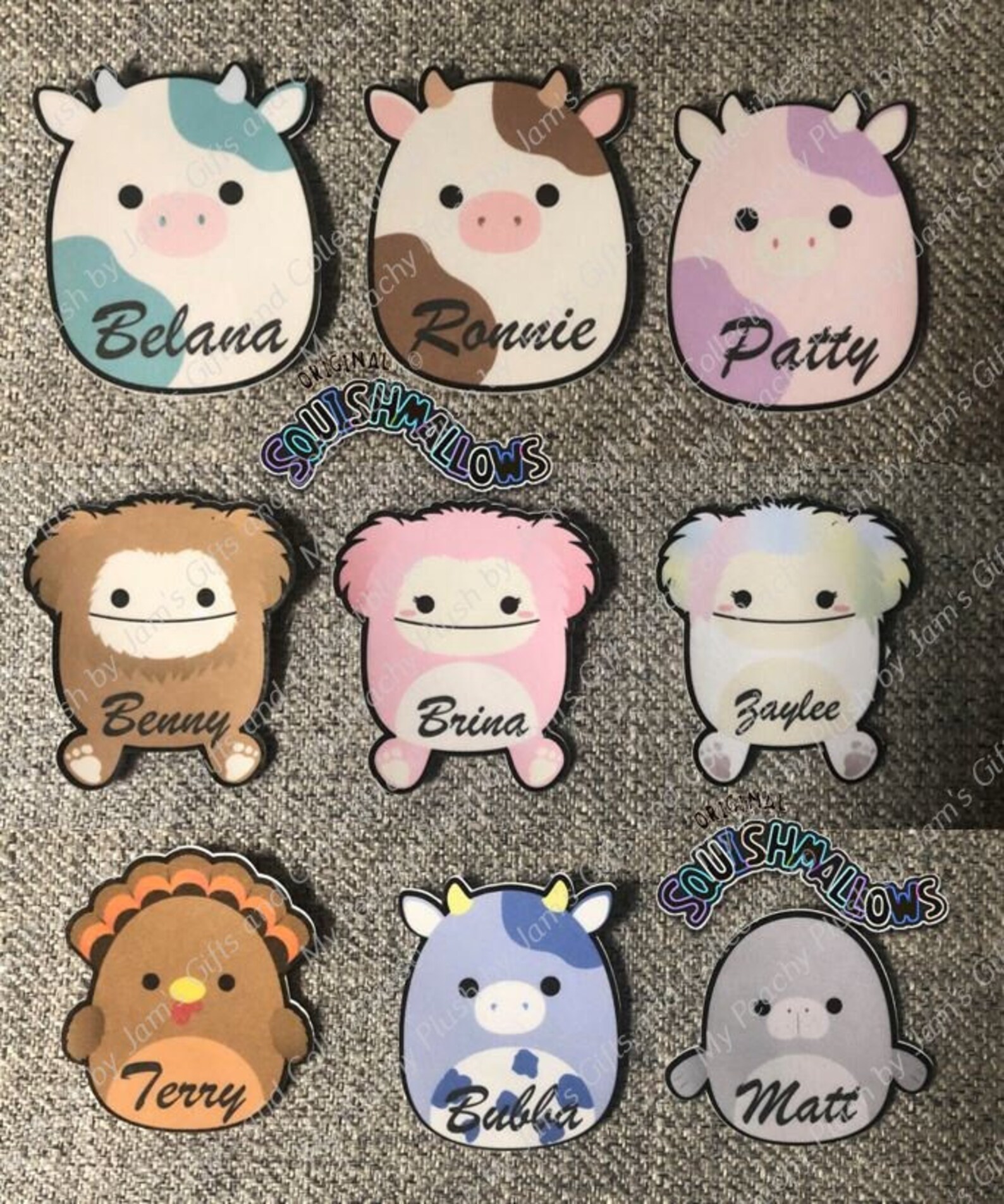 Squishmallow Stickers - Etsy