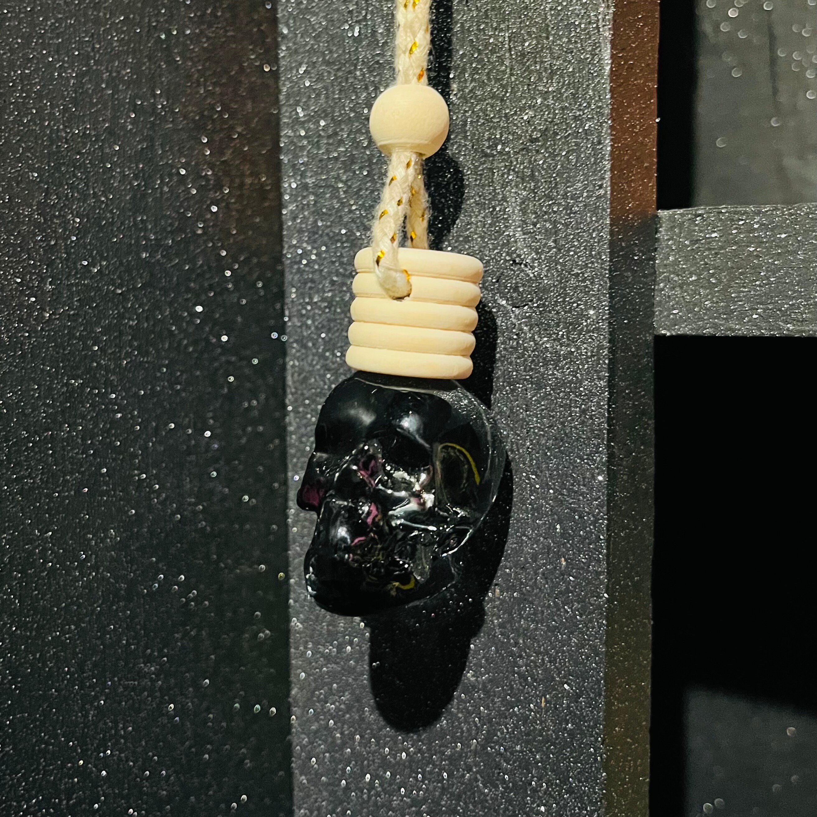Skull Car Diffuser, Hanging Diffuser, Spooky Cute Car Freshener, Car ...