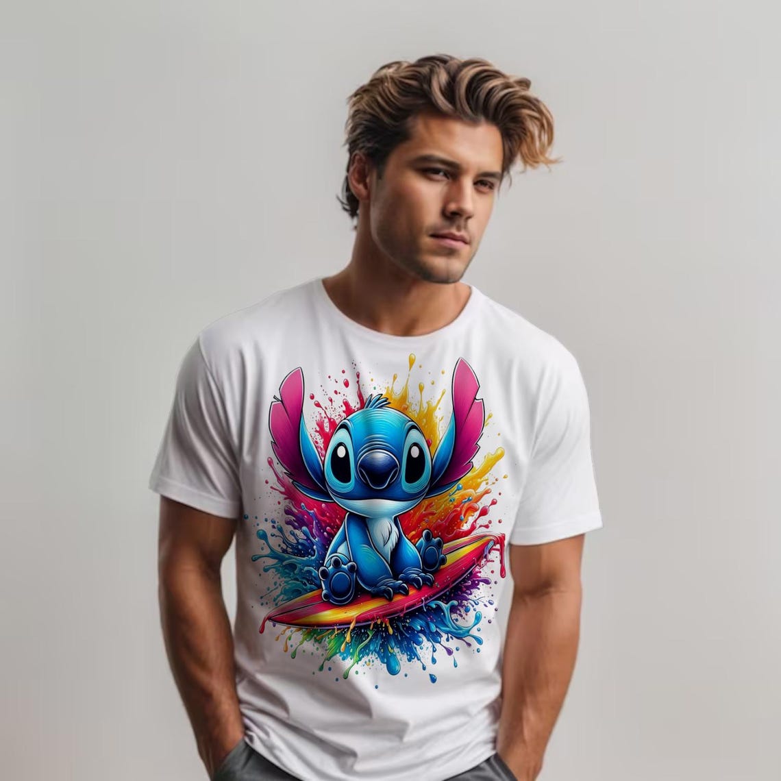 5 PNG Stich Splash Colorful Digital Design for Sublimation High ...