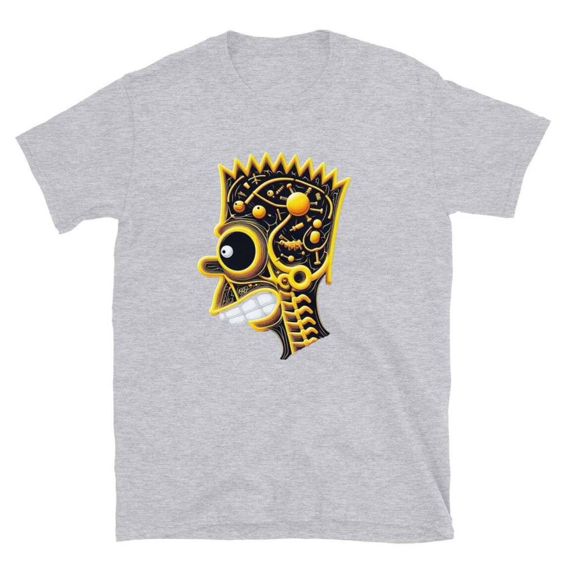 Bart Simpson X-ray T-shirt, the Simpsons T-shirt - Etsy
