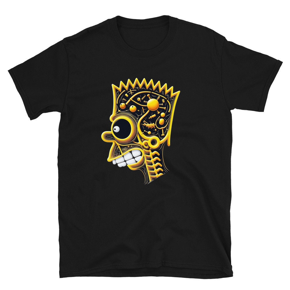 Bart Simpson X-ray T-shirt, the Simpsons T-shirt - Etsy