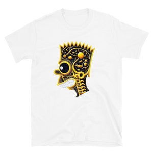 Bart Simpson X-ray T-shirt, the Simpsons T-shirt - Etsy